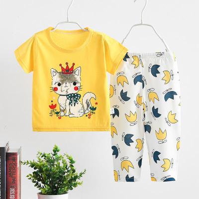 Cina L'attrezzatura dei bambini mette i bambini del cotone la stampa del boutique che mette il vestito puro del cotone dei bambini in vendita