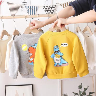 Cina Rivestimento stampato animale del bambino del cappotto della stampa del fumetto dell'abbigliamento dei bambini del cotone dell'abito dei bambini in vendita
