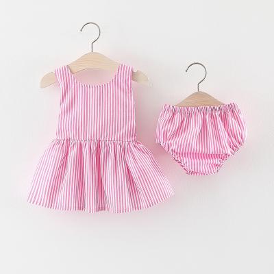 Cina vestito di vestito rosa dall'abbigliamento dei bambini di estate del poliestere di 80cm per il bambino in vendita