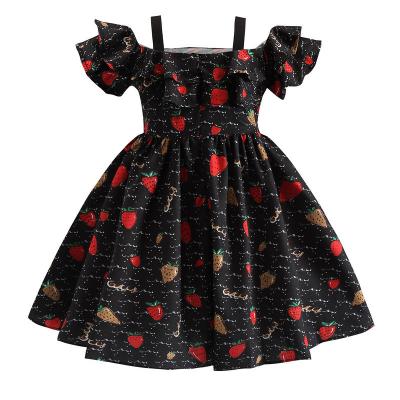 Cina La manica di principessa Dress Frock Full dell'increspatura del fiore stampata l'estate ha pieghettato il retro stile in vendita