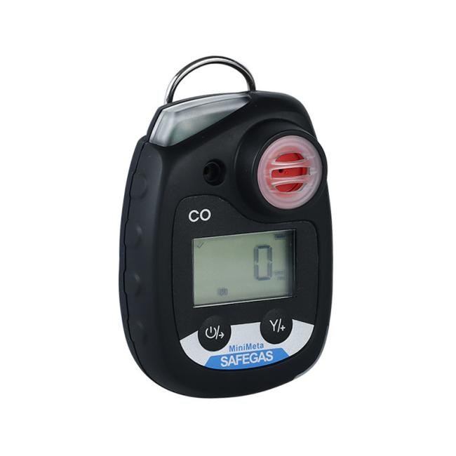 MiniMeta O2 Gas Detector side view showing compact dimensions