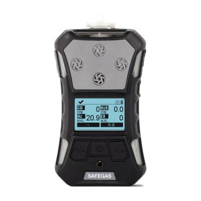 Tragbarer 4-in-1-SO2-CO-O3-NOX-Gasdetektor für atmosphärische Luft mit Pumpenabsaugung