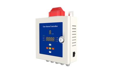 China Control de alarma de gas de 1 a 4 canales montado en la pared, soporte de adquisición de señal de 4 a 20 mA en venta