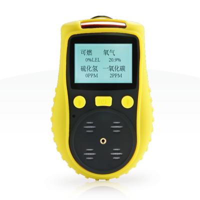 China Ammonia Nh3 Co Lel O2 Mini Multiple Gas Detector With Back Clip 0-100500 1000ppm for sale
