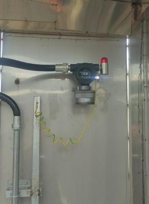 China Fixed Gas Detector for CO2 and NH3 Detection in Refrigeration Chambers for sale