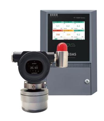 China Safegas Wall Mounted Multi Gas Detector 4 In 1 IECEX Certification Diffusion Type for sale