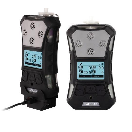 Draagbare pH3 0-2000ppm gasdetector met snelle reactie