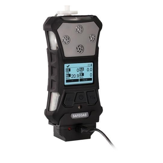 Draagbare pH3 0-2000ppm gasdetector met snelle reactie