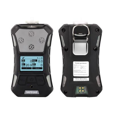 China Portable 6-Gas Detector for LEL CO2 CO H2S O2 SO2 Wireless TransmitSolution for sale