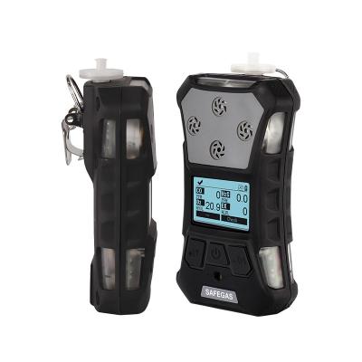 China Portable 6-Gas Detector for LEL CO2 CO H2S O2 SO2 Wireless TransmitSolution for sale