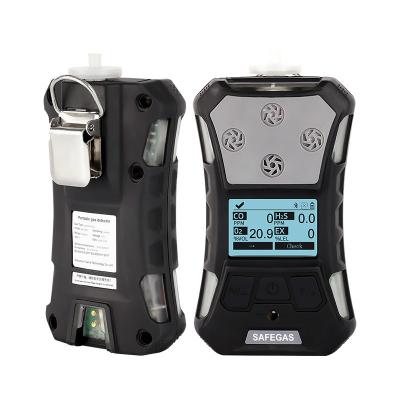 China Portable 6-Gas Detector for LEL CO2 CO H2S O2 SO2 Wireless TransmitSolution for sale