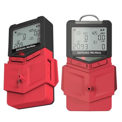 China MicMeta IP68 Waterproof Portable 4-Gas Detector with Man Down Alarm and 24-Hour Battery Life for sale