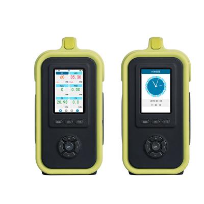 China Ambient Analyzer with Modular Internal Structure PM2.5 PM10 O3 TVOC CO2 O2 VOC Pumping Suction Air Quality Monitoring for sale