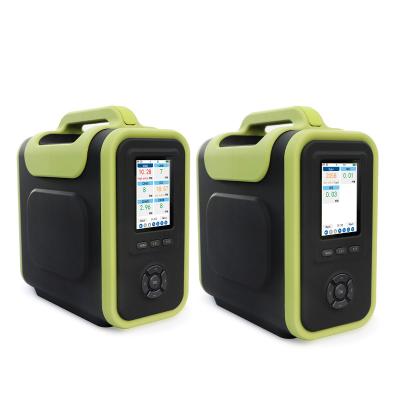 China SKY8000 Multi-Gas Analyzer with Electrochemical & Infrared Sensors for Vehicle Exhaust – Built-in Pump and 8G Data Logging for sale