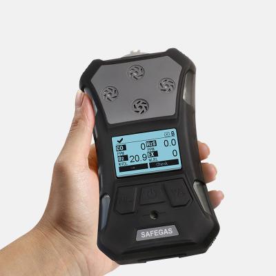 China Portable Multi Gas Detector with 4 In 1 Imported Sensor for LEL H2S CO O2 Detection and IP67 Protection for sale