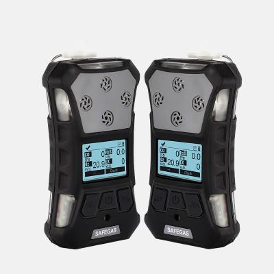 China Portable Multi Gas Detector with 4 In 1 Imported Sensor for LEL H2S CO O2 Detection and IP67 Protection for sale