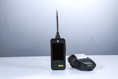 China Toont de Enige O3 Draagbare het Gasdetector van de kleurenvertoning zowel Kromme als Gegevens met Flitslicht for sale
