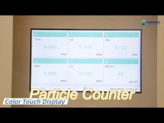 Detector de qualidade do ar online Sistema on-line de monitorização da concentração de PM2,5 CO2 Sensor importado