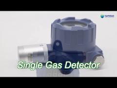 ATEX aprovou detector de gás fixo verificador tóxico alto do gás da amônia do Nh3 do monitor do detector de gás da sensibilidade do único