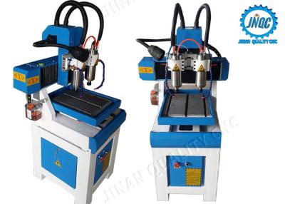 China Table Moving Small CNC Router Machine Mini CNC Router 0303 Double Spindles for sale
