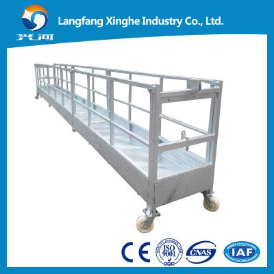China zlp630 ce  facade cleaning gondola/Wire Rope Hanging Platform/lifting cradle / swing stage for sale