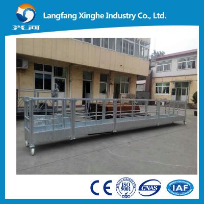 China Hot dipped galvanizing suspended working platform/cradle/gondola for building cleaning for sale