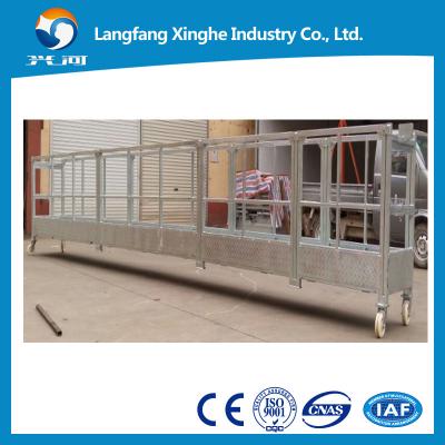 China ZLP800 aluminum platform/lifting rope platform/high rise window cleaning gondola for sale