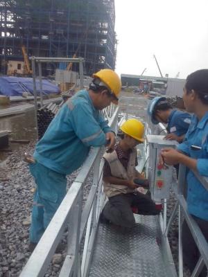 China gondola working platform / rope suspended platform to Vietnam for sale
