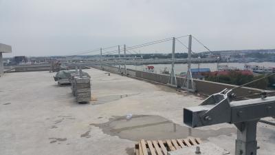 China Window cleaning machinery / glass cleaning gondola / chimney suspended platform / hanging scaffold for sale