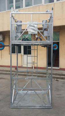 China Sky lift work platform , zlp630 / zlp800 construction gondola , steel structure suspended electric scaffolding for sale