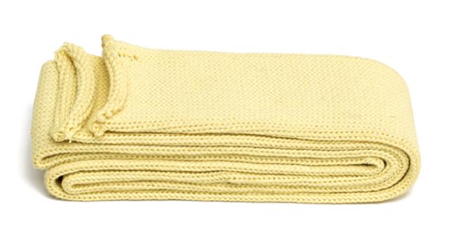 Aramid roller sleeves for glass tempering machines