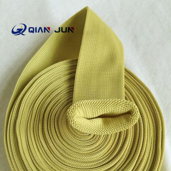 Quality Lightweight Kevlar Tube Sleeve For Flexible Movement Yellow ANSI EN388 Standard for sale