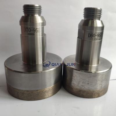 China Sintered Diamond Core Drill Bits 60mm Thread Shank for sale