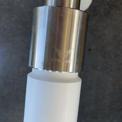 China High Precision Fused Silica Roller Glass Tempering Furnace Ceramic Roller for sale