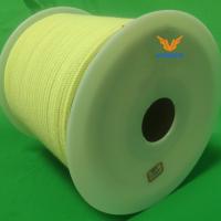 Quality Yellow Square Kevlar Aramid Rope High Temperature 5.5mm*5.5mm for sale