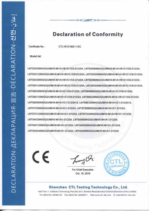 CE EMC - LEDCORP LIGHTING LIMITED