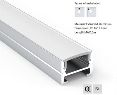 Cina Aluminum Profile New Customizable to Meet Customer Requirements 17x12mm (0.67