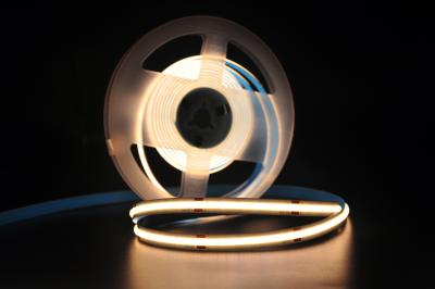China LEDCORP Row to Row New COB led strip 8w IP20 IP65 IP68 rating 24V 5m/roll Decoration Lighting for sale