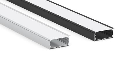 Cina LEDCORP® Customized Aluminum Profile Recessed/Embedded/Reture Groove for Linear Light Assembly for office in vendita