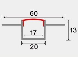 Cina LEDCORP® Customized Aluminum Profile Recessed/Embedded/Reture Groove for Linear Light Assembly for Home Residence Office in vendita