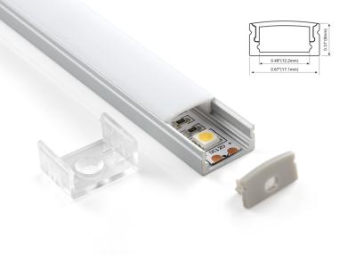 Cina Linear lighting Aluminum profile for furniture 17x8mm mini size in vendita