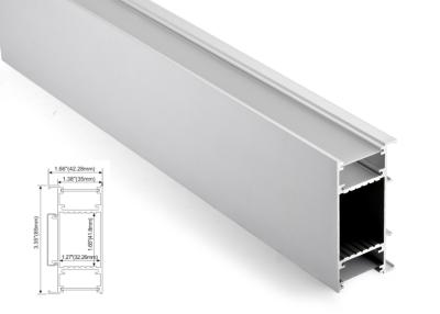 Cina Aluminum Profile LED Linear lighting Recessed type in the wall with Led Strip inside in vendita