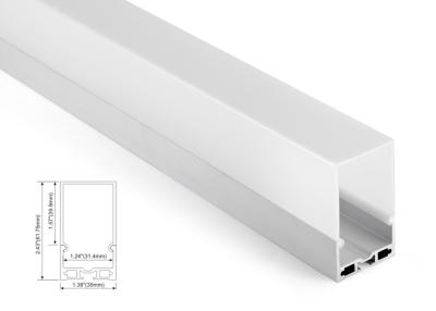 Cina Aluminum Profile LED Linear lighting Pendant type with PMMA opal cover PC Milky or clear cover in vendita