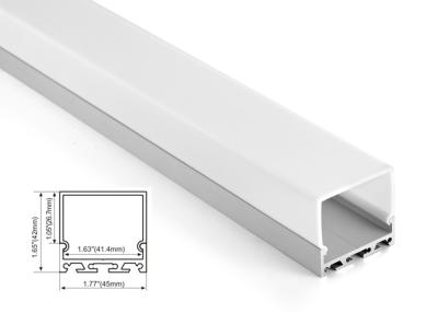 Cina Aluminum Profile LED Linear lighting Pendant or surface mounted type with PMMA opal cover PC Milky or clear cover in vendita