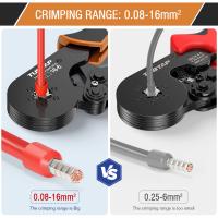 China Lightweight Marine Wire Crimper Tool Hexagonal Alloy Material for sale