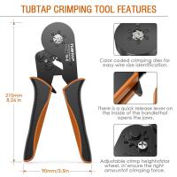 China Lightweight Marine Wire Crimper Tool Hexagonal Alloy Material for sale