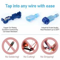 China Multicolor Plastic Quick Disconnect Terminal Self Stripping 360pcs for sale