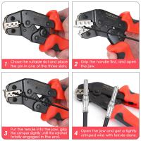 China Multipurpose MC4 Solar Crimping Tool Kit Practical Ergonomic Design for sale