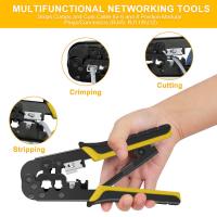 China Home Portable Ethernet Wire Crimper Tool Multi Function 0.37kg for sale