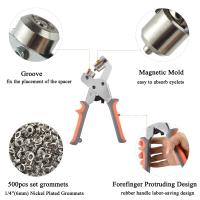 China Practical Alloy Grommet Tool Kit Anti Abrasion Multiple Sizes for sale